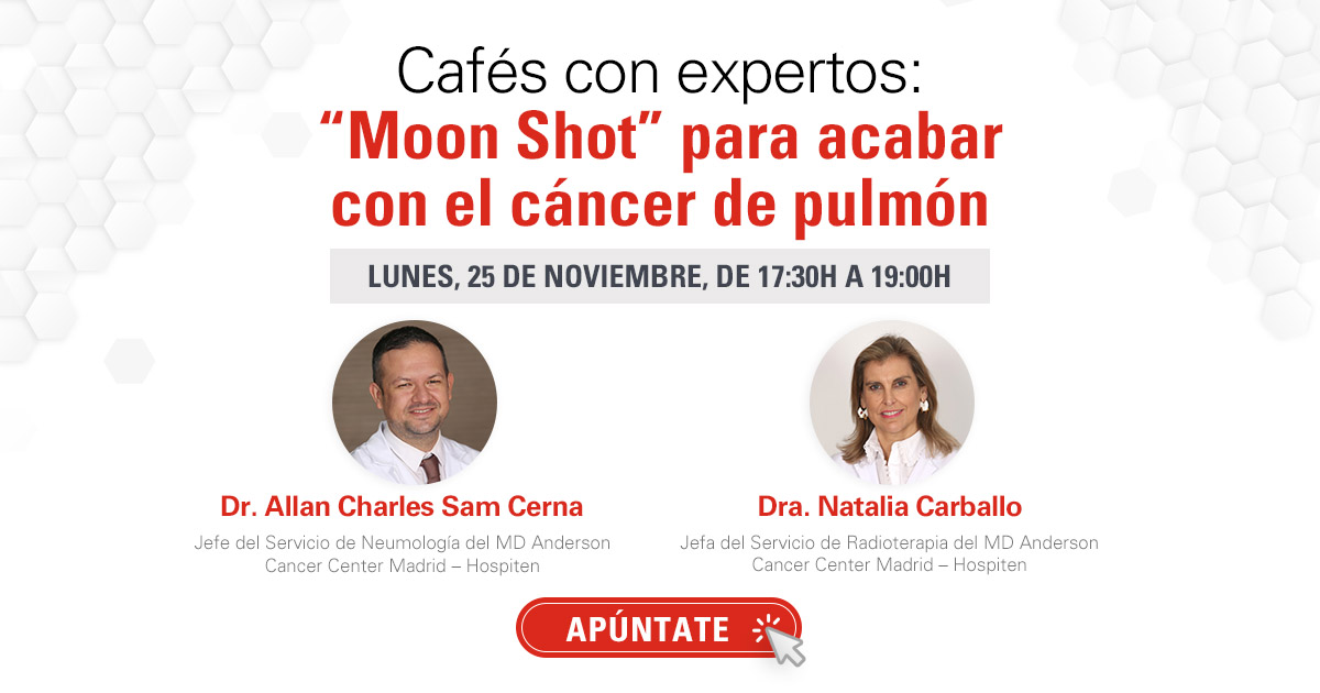 Café con expertos: “Moon Shot” para acabar con el cáncer de pulmón